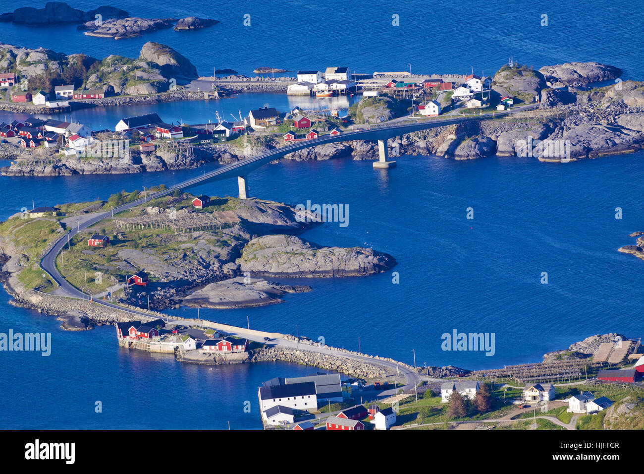 norway, blue, beautiful, beauteously, nice, bridge, arctic, shine ...