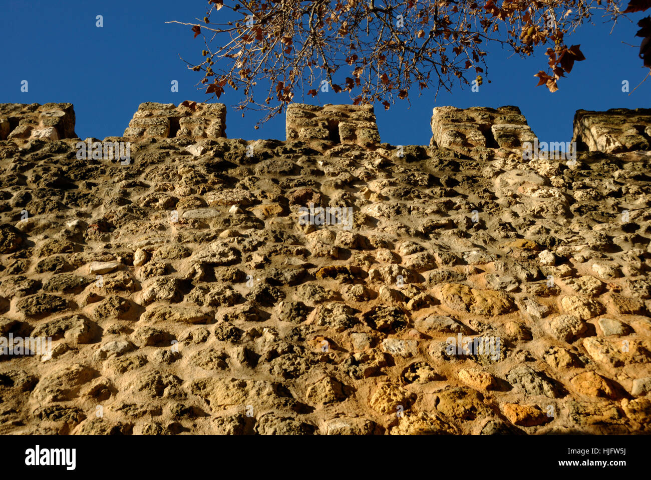 wall, portugal, city wall, stonewall, blue, historical, shine, shines ...