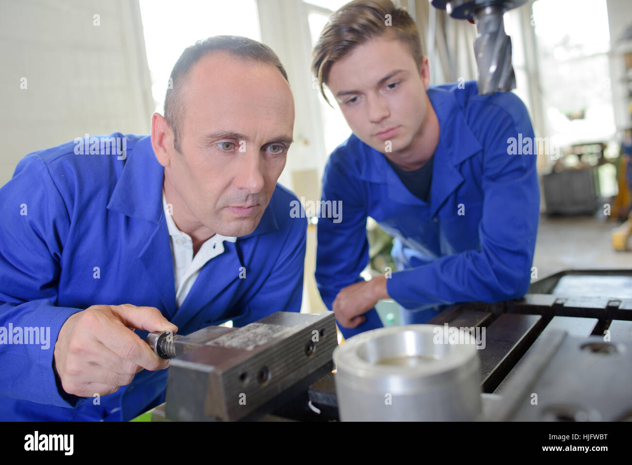 men in the workshop Stock Photo - Alamy