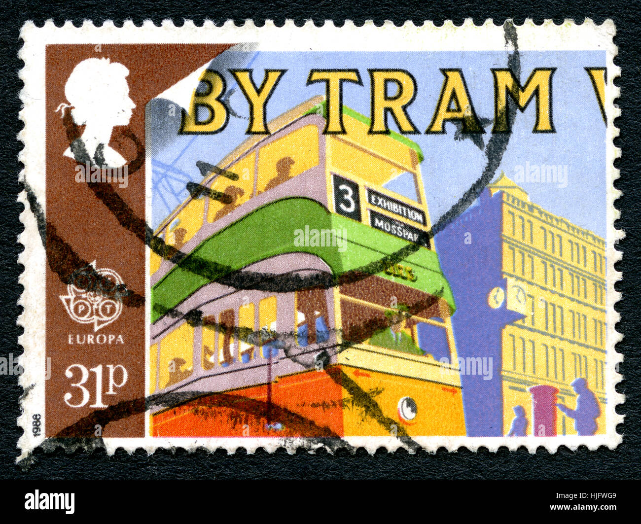 GREAT BRITAIN - CIRCA 1988: A used postage stamp from the UK ...