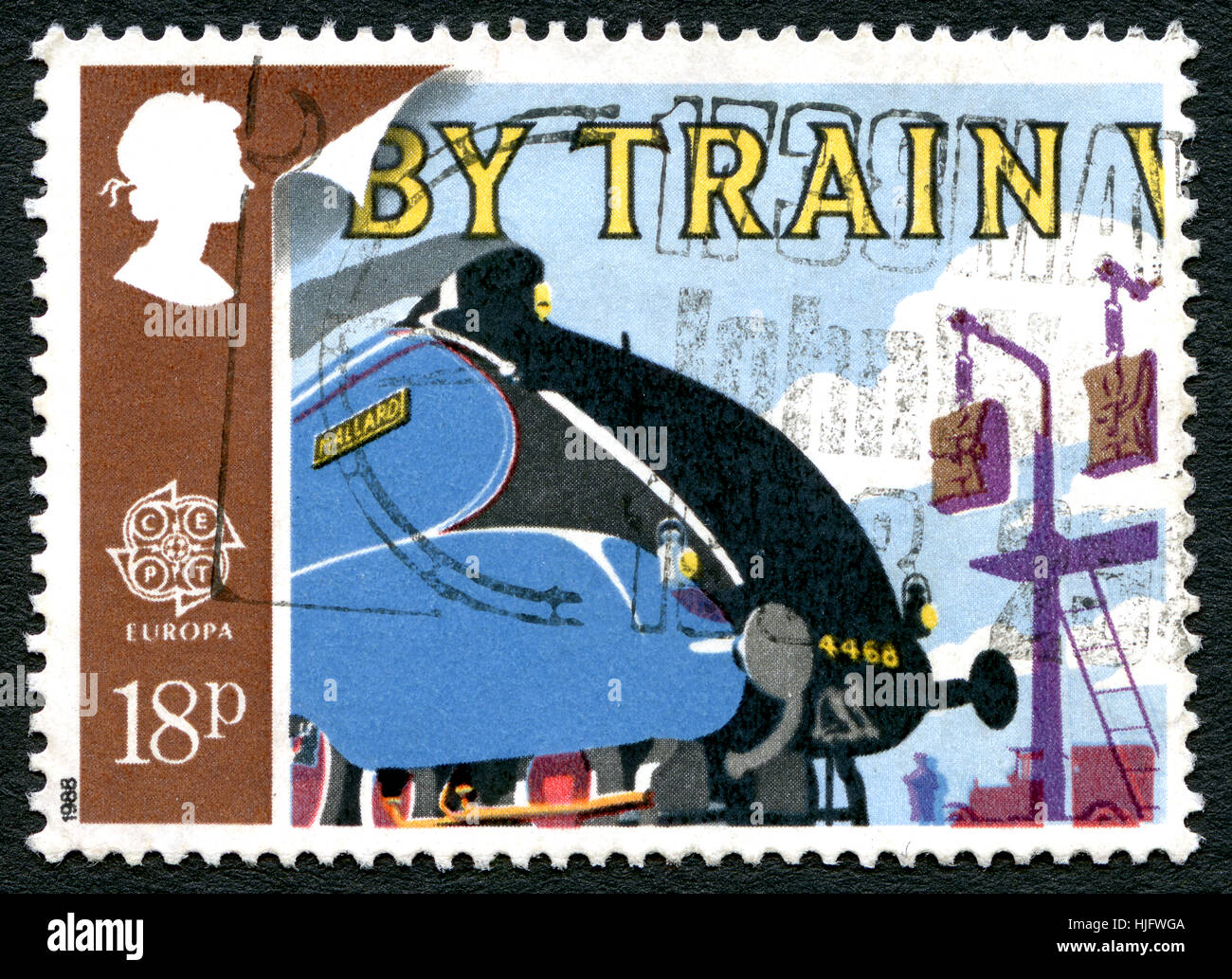 Royal mail post train hi-res stock photography and images - Alamy