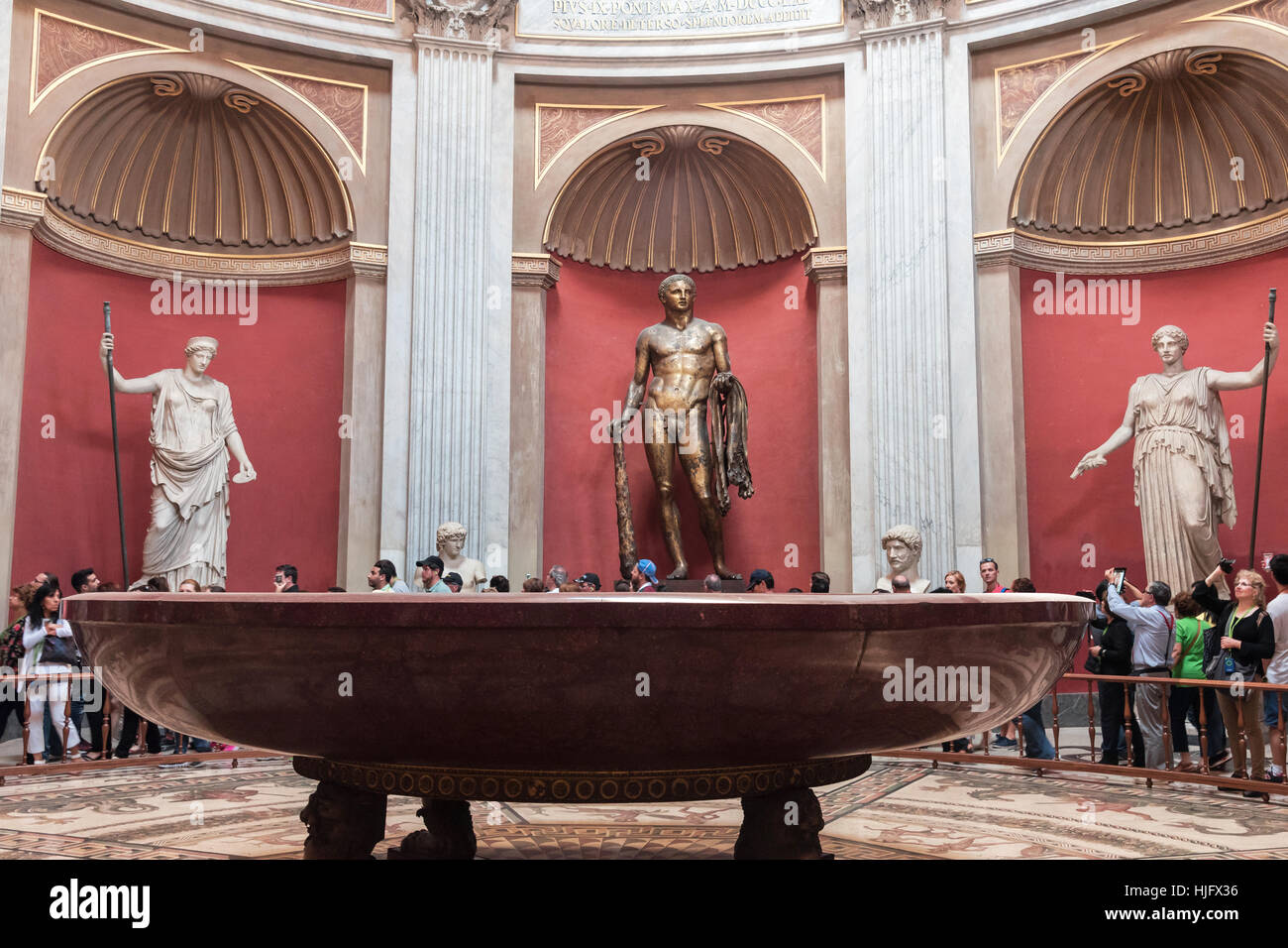 Round Hall, Pio Clementino Museum, Vatican Museums, Vatican Museums ...