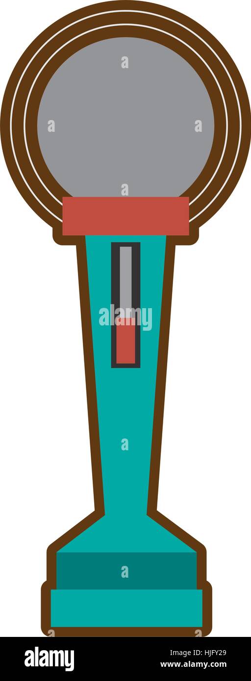 cartoon microphone music sound song vector illustration eps 10 Stock ...