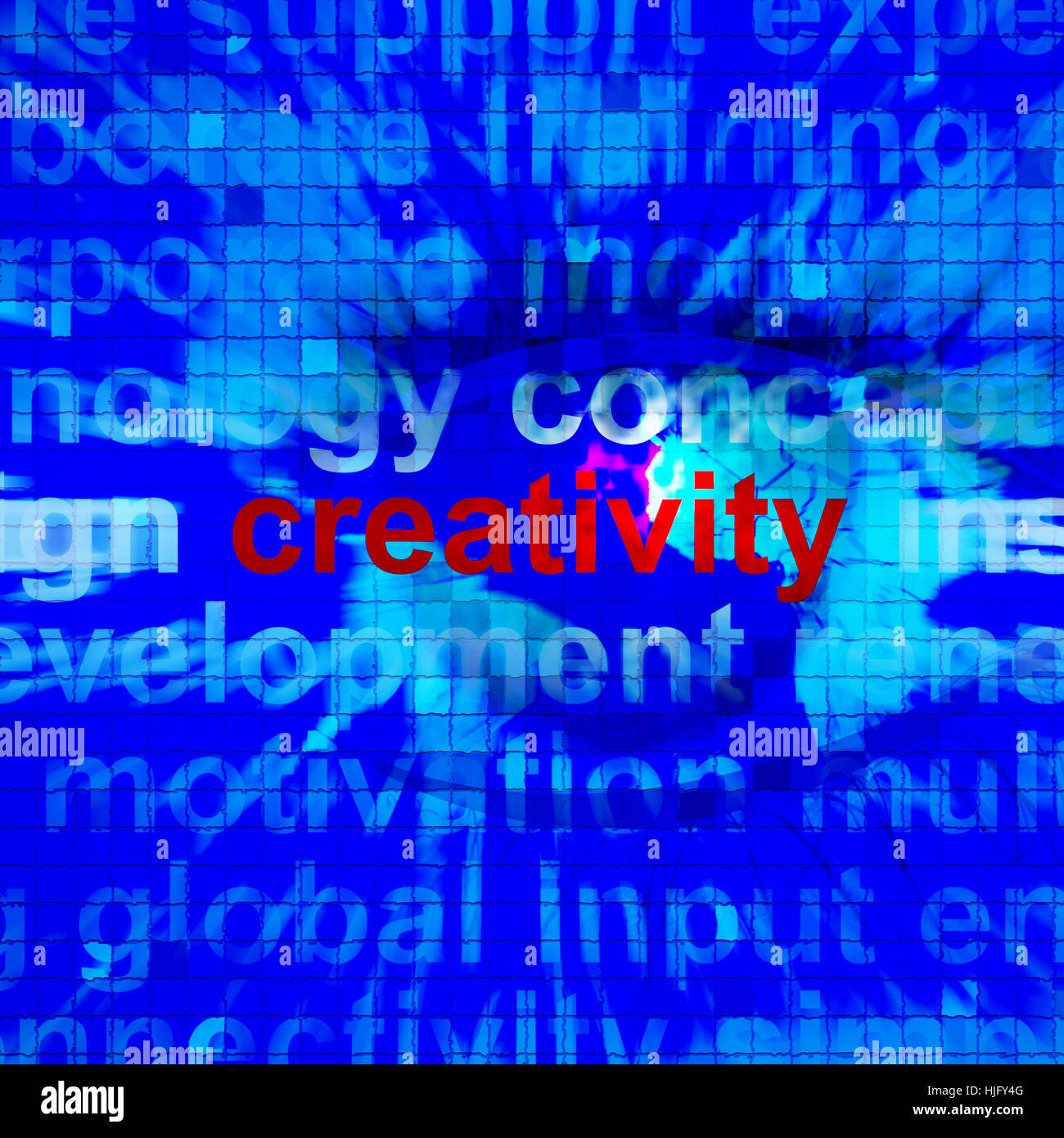 Creativity Word Represents Innovative Ideas And Imagination 3d ...