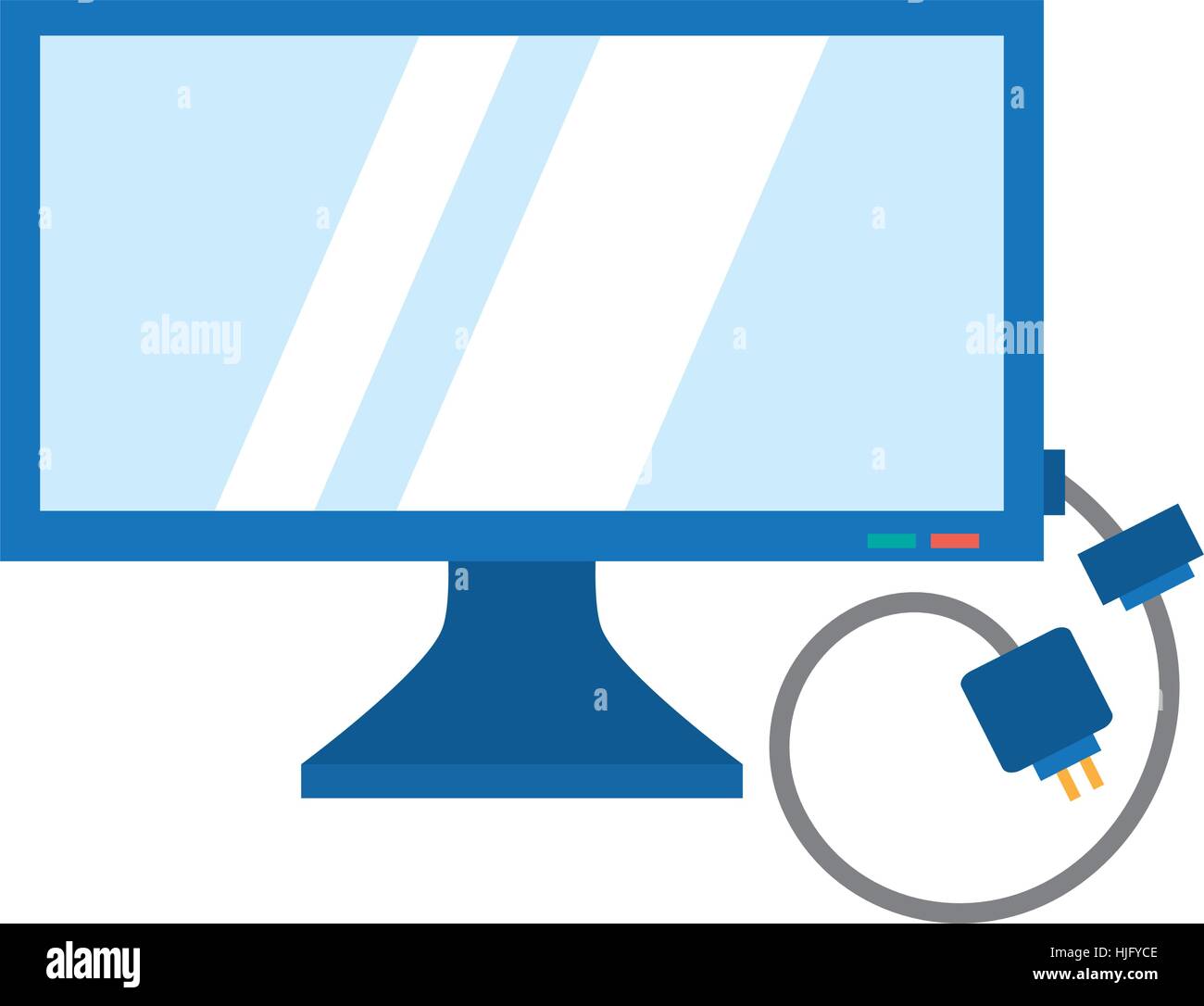 Computers classroom display Stock Vector Images - Alamy