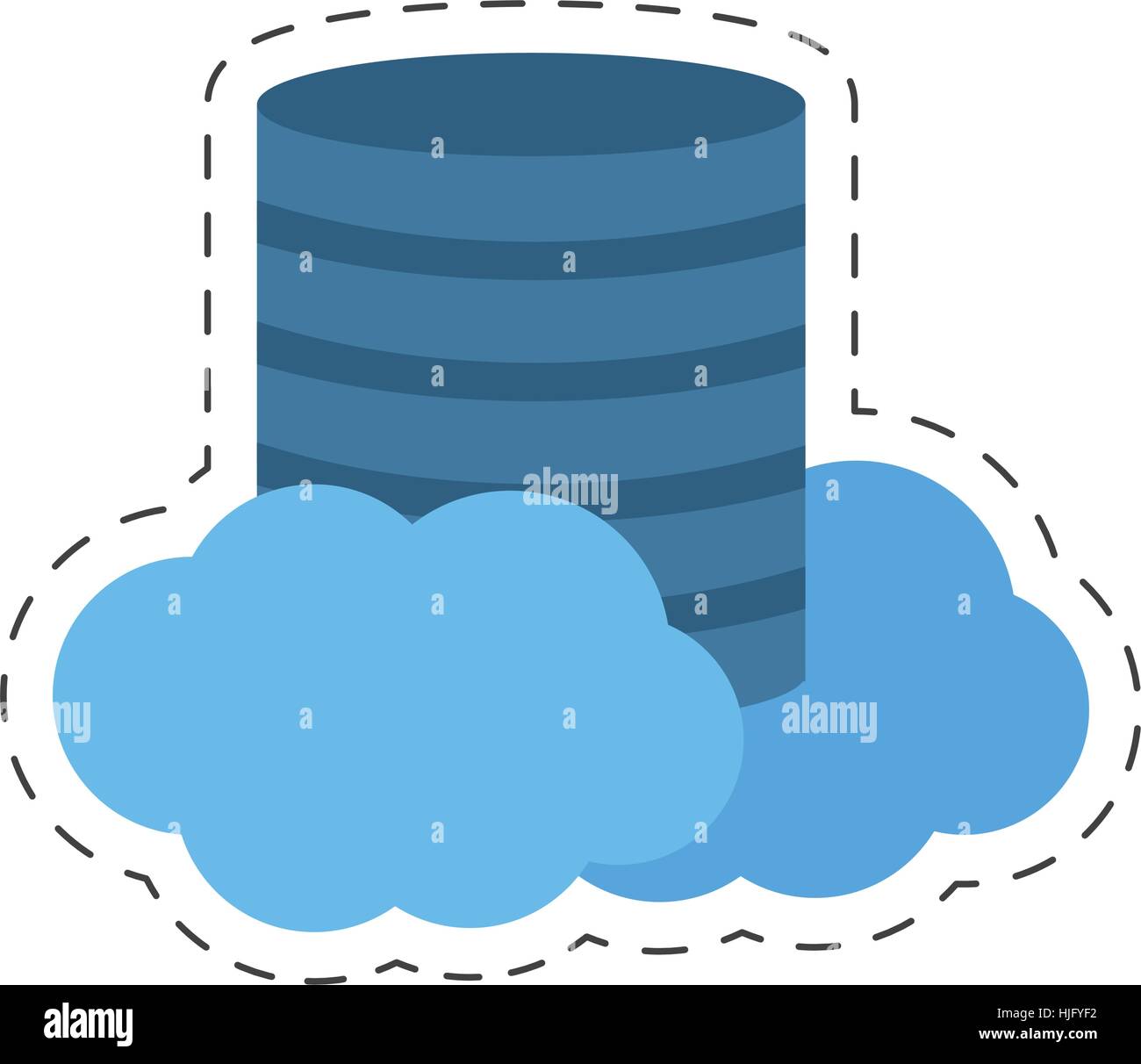 data center cloud information digital vector illustration eps 10 Stock ...