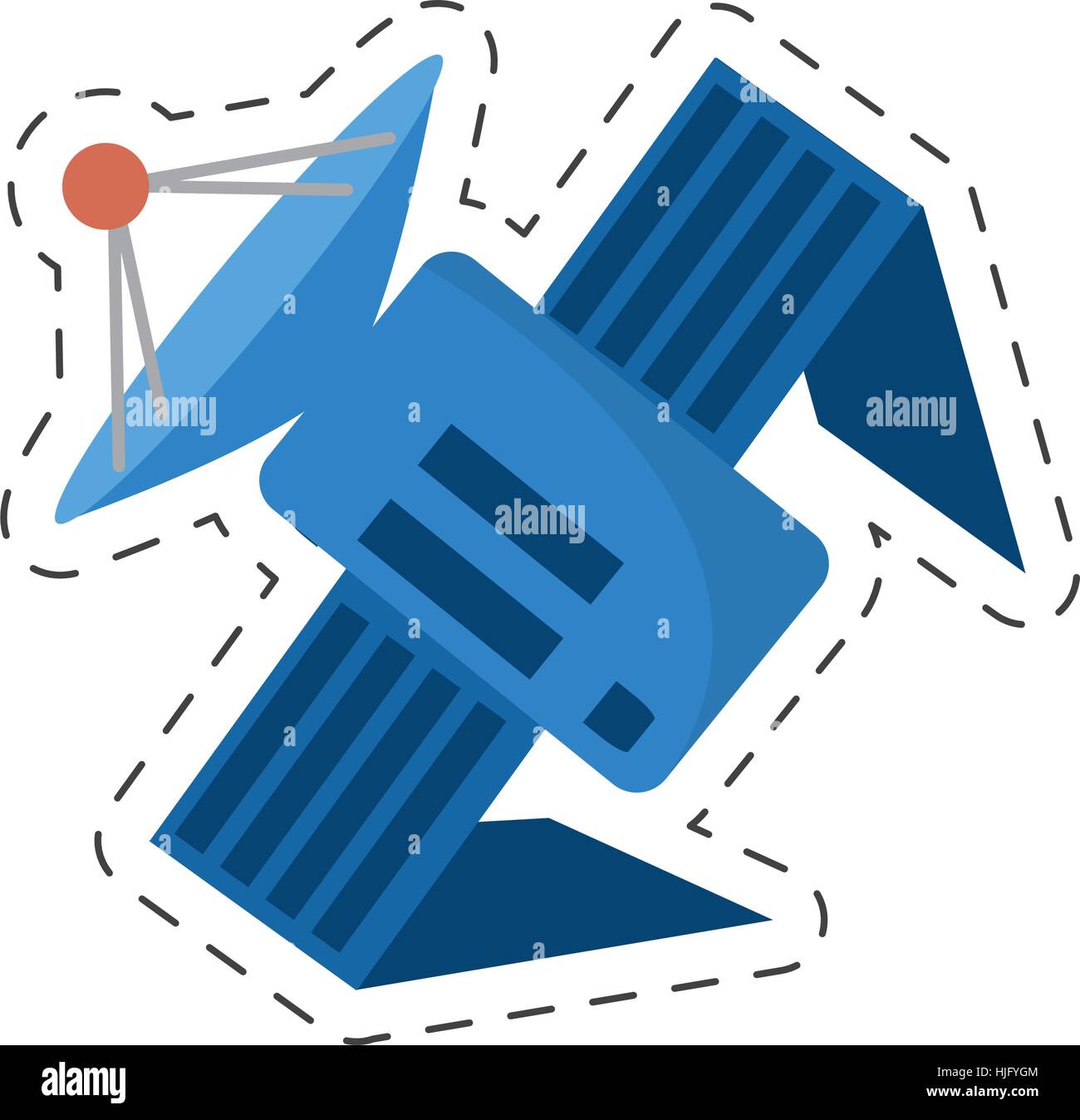 satellite antenna communication global wireless vector illustration eps 10 Stock Vector Image ...