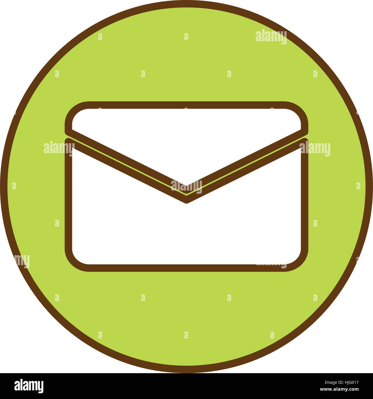 message envelope mail button image vector illustration design Stock ...