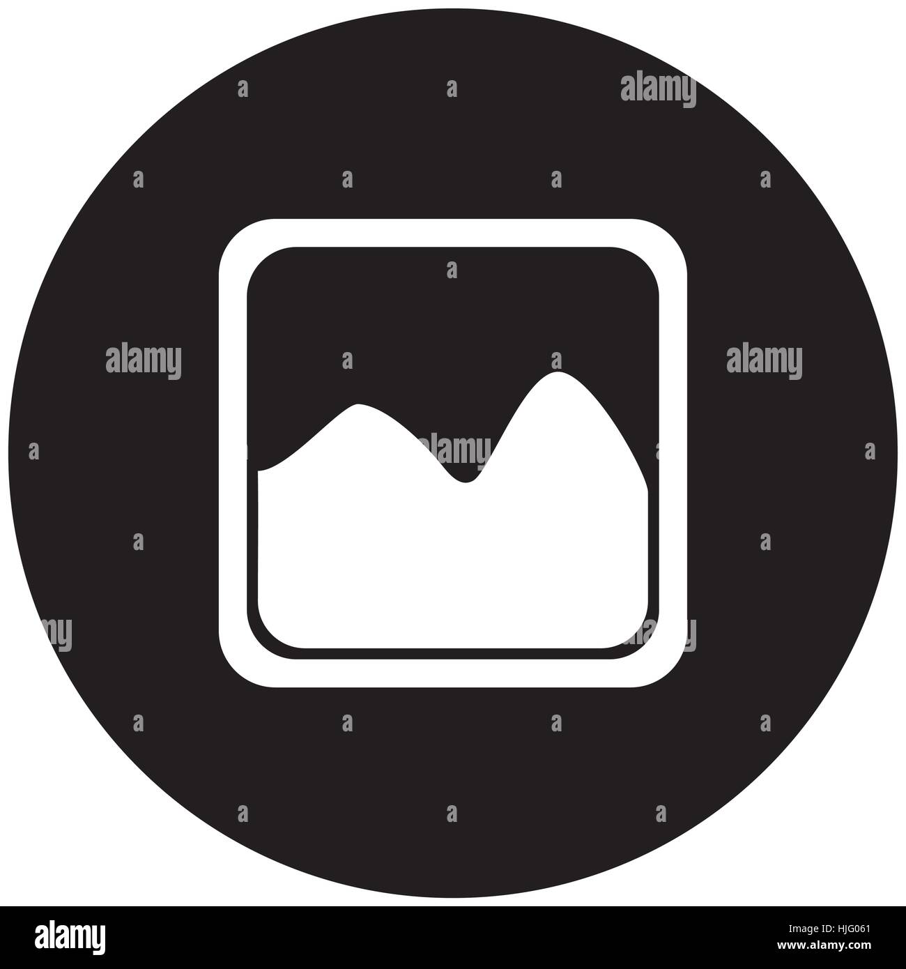 photograph or image gallery button thumbnail icon image vector ...