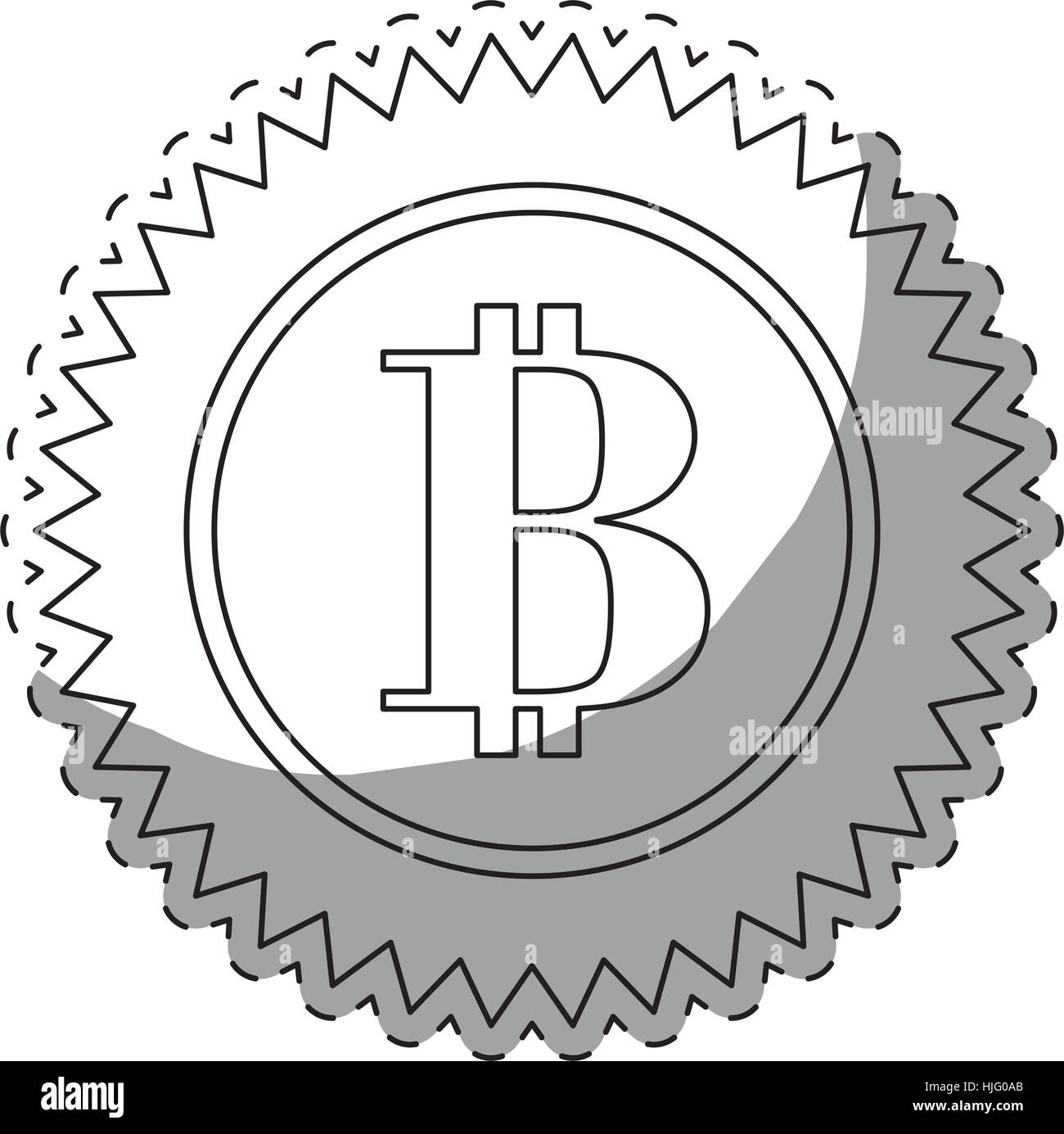 seal letter B as emblem bank related icons image vector illustration ...