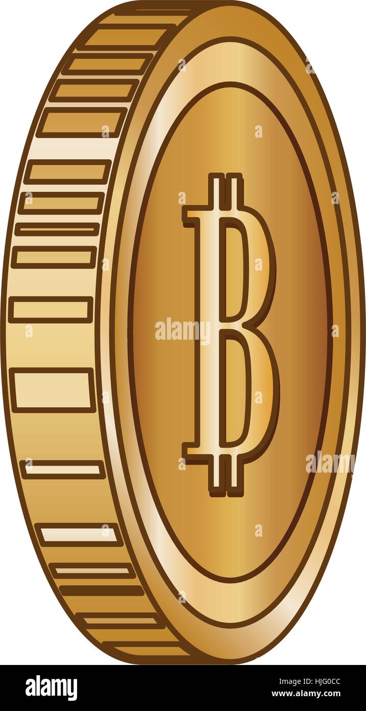 coin with letter b money related icon image vector illustration design ...
