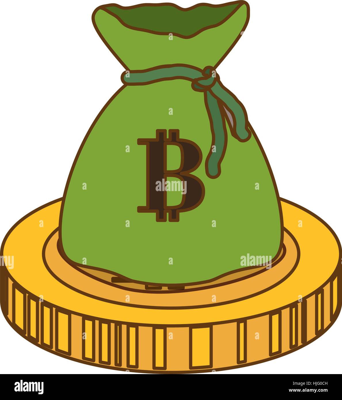 coin with letter b money related icon image vector illustration design ...