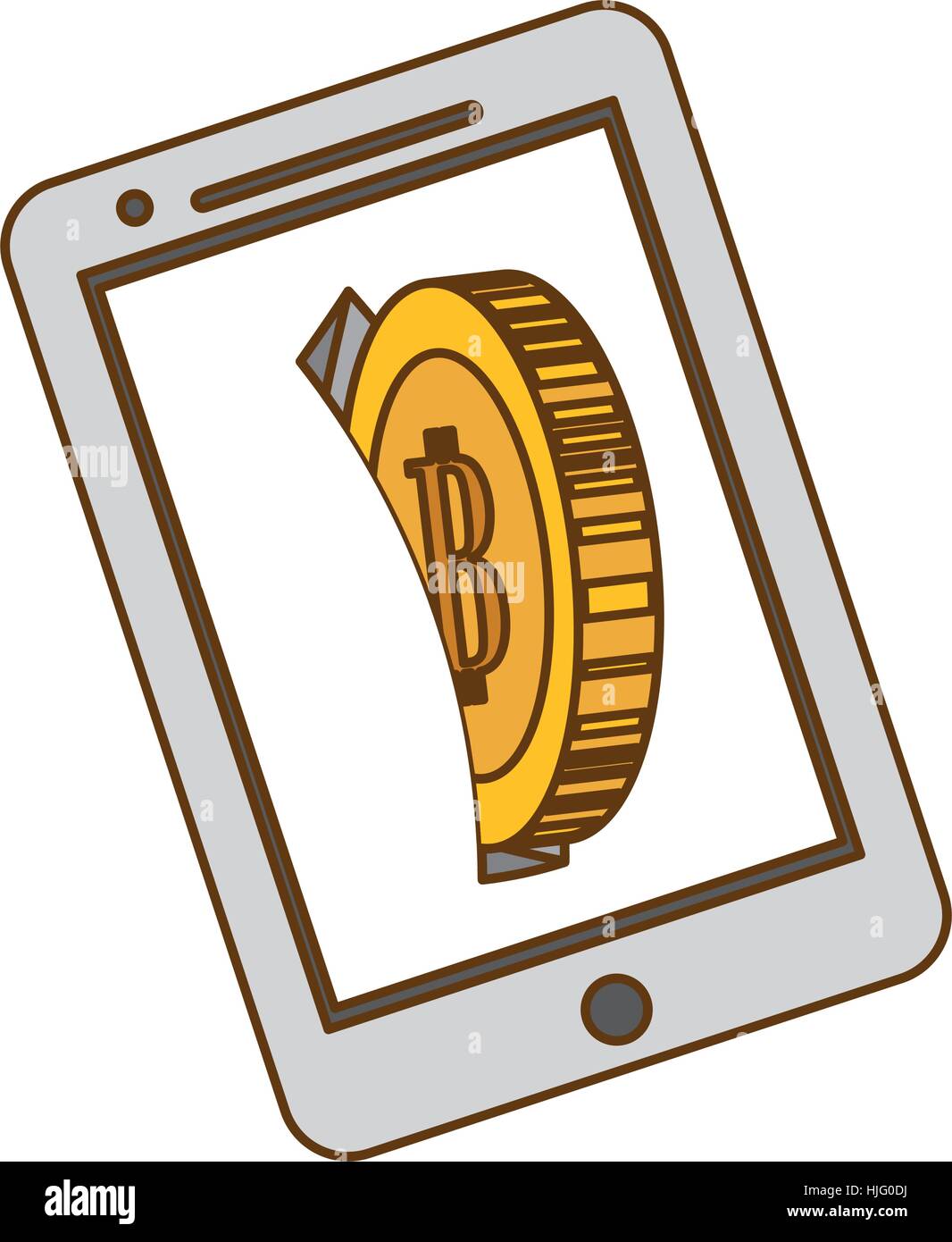 coin with letter b money related icon image vector illustration design ...