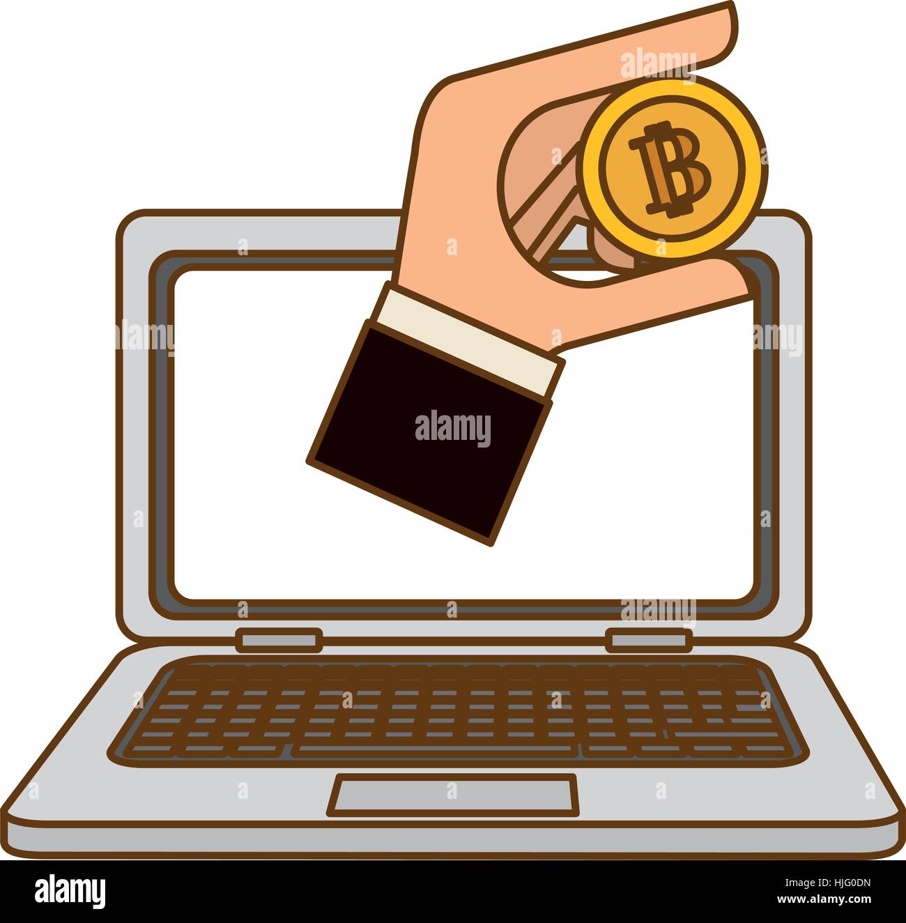 coin with letter b money related icon image vector illustration design ...