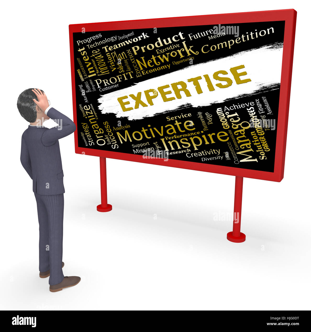 Expertise Words Meaning Proficient Skills And Experience Stock Photo ...