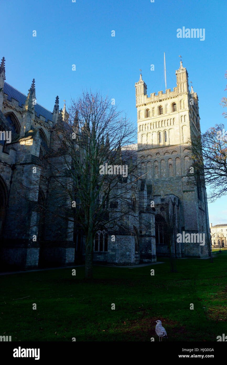 Exeter Cathedral Clock High Resolution Stock Photography and Images - Alamy