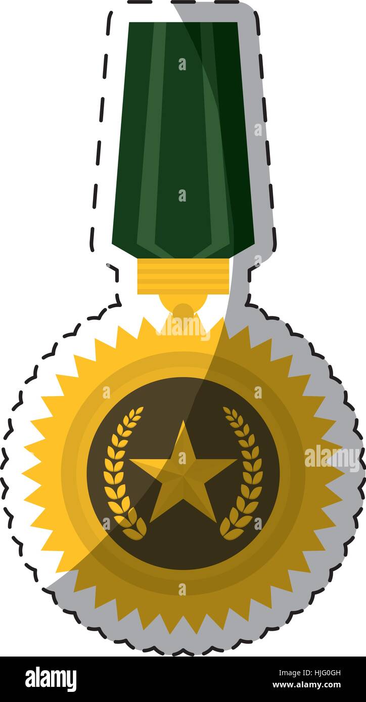 military medal icon image vector illustration design Stock Vector Image ...