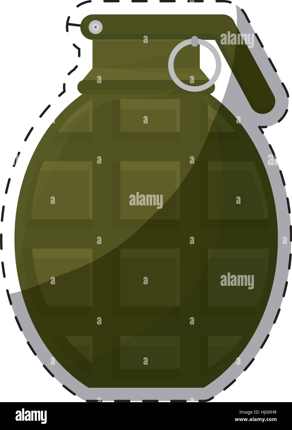 grenade weapon icon image vector illustration design Stock Vector Image ...