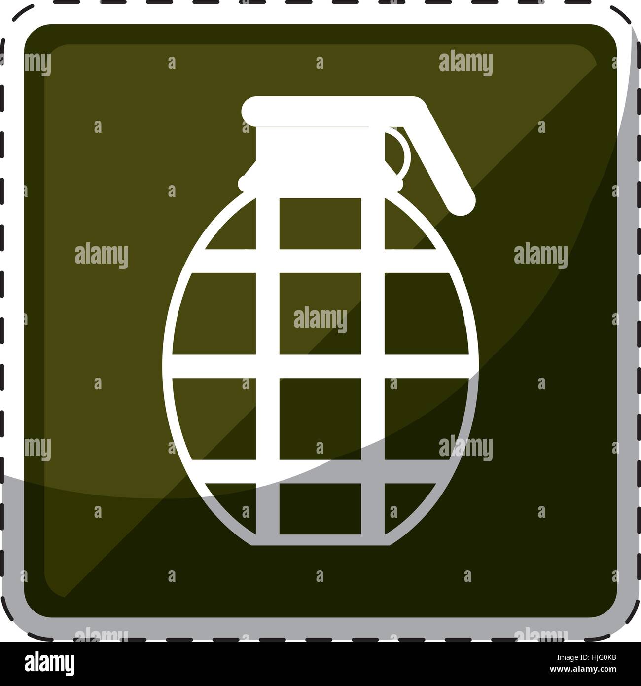 grenade army related icons image vector illustration design Stock ...
