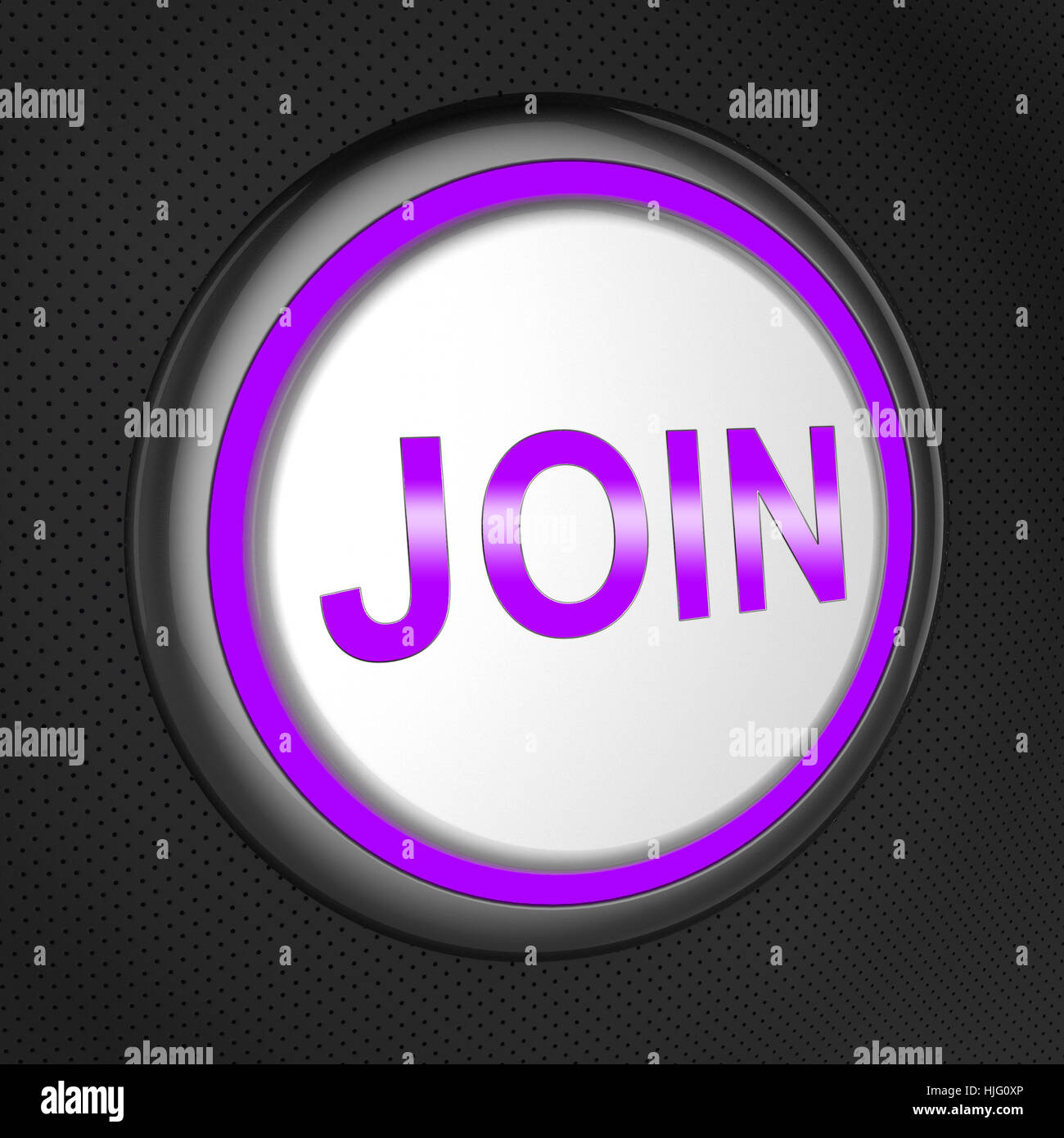 Join Button Showing Membership Admission 3d Illustration Stock Photo ...