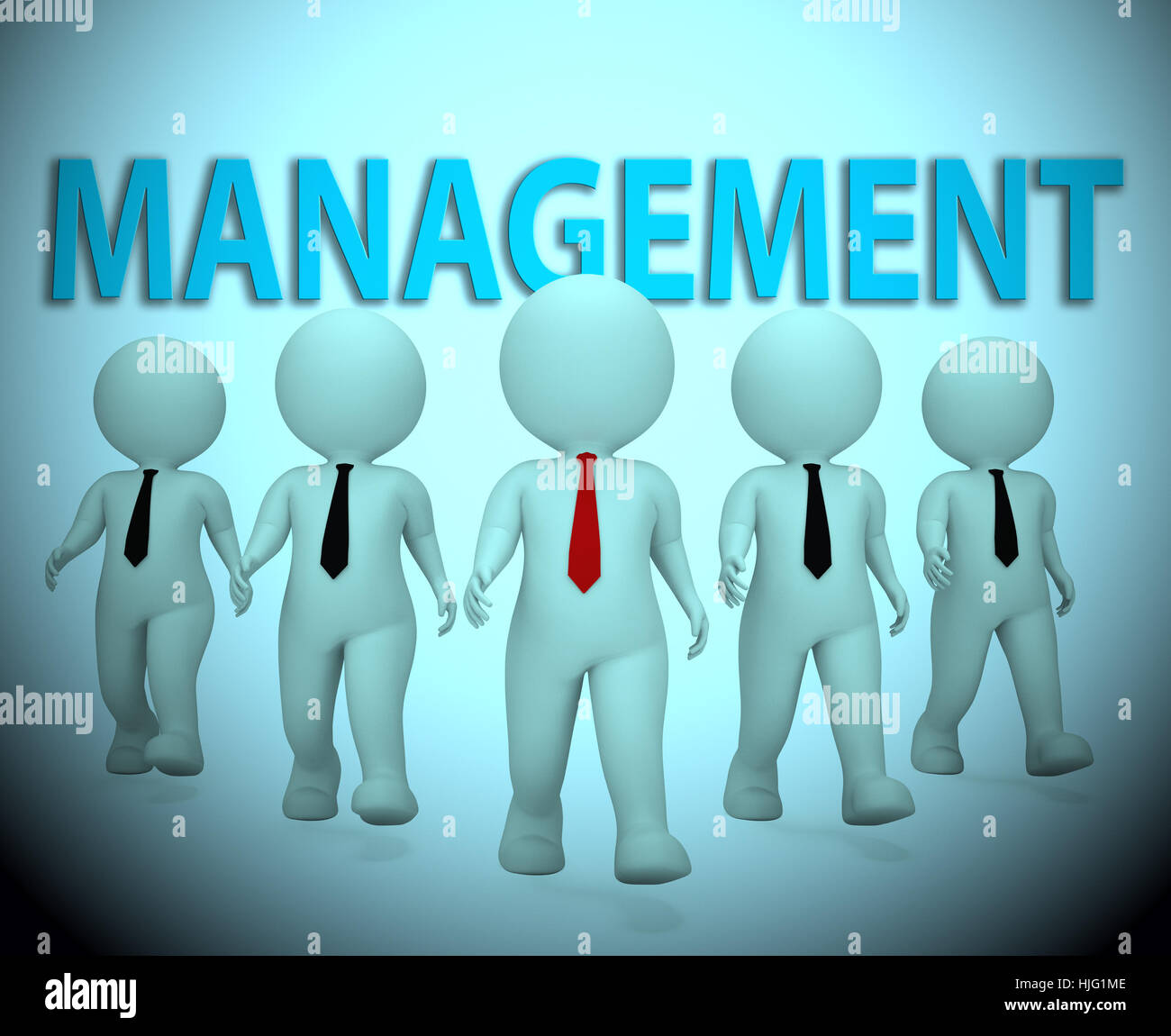 Management Bosses Characters Shows Managing Directors 3d Rendering ...