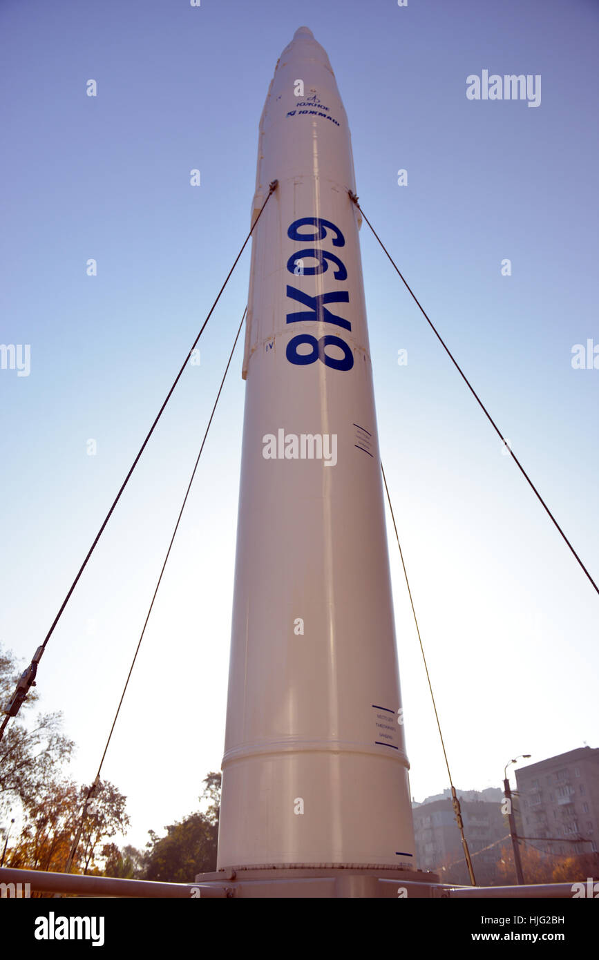 Spacecraft and space transport stands in rocket garden Stock Photo - Alamy