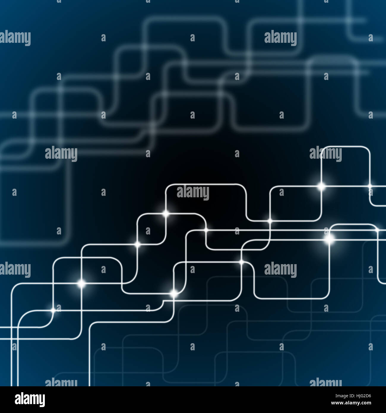 Blue Lines Background Showing Telecommunications And Data Pathway Stock ...
