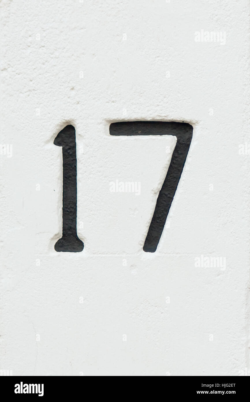Number 17 hi-res stock photography and images - Alamy