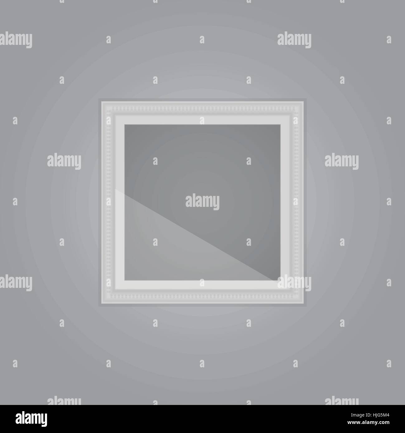 Simple silver photo frame Stock Vector Images - Alamy