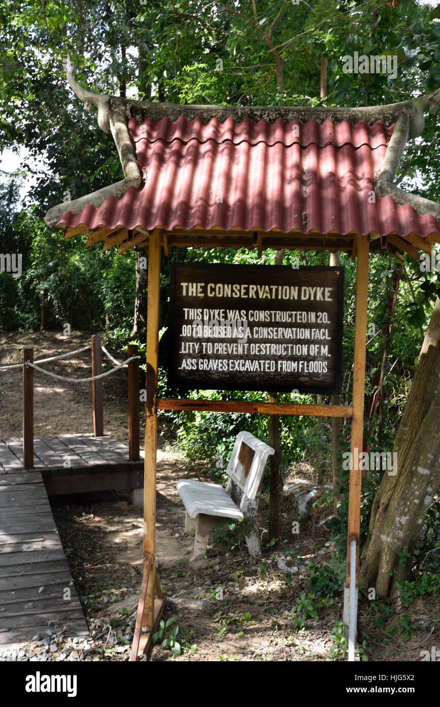 The conversation Dyke - Memorial Site The Killing Fields - Choeung Ek ...