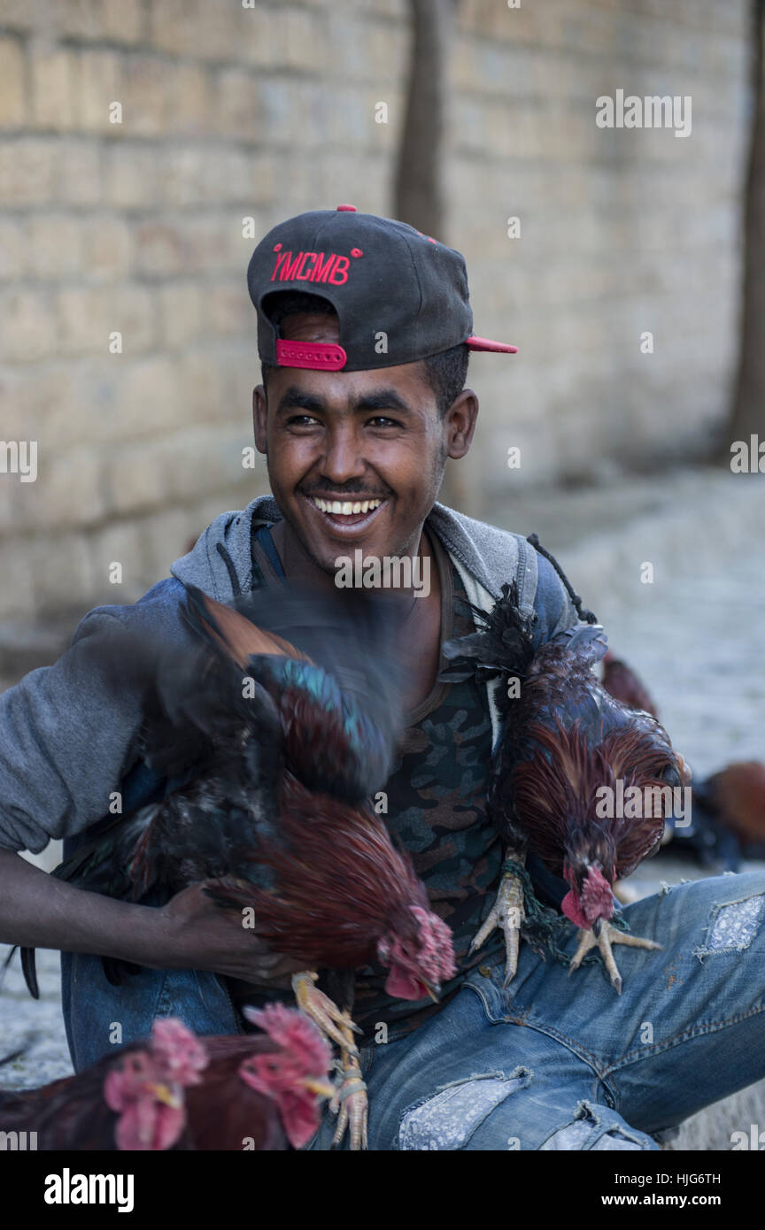 Chicken salesman hi-res stock photography and images - Alamy