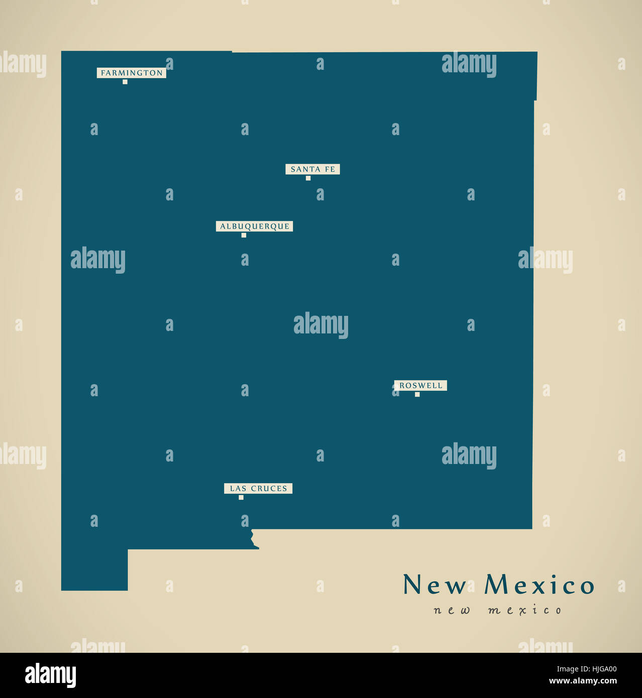 Usa border map mexico hi-res stock photography and images - Alamy