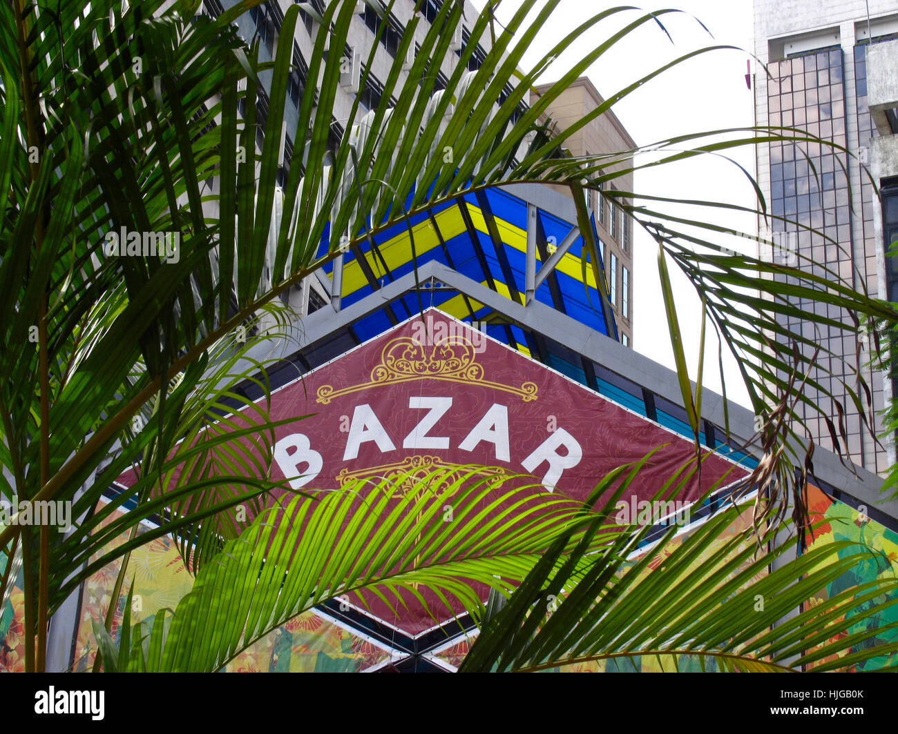 Bazar, market in Little India, Kuala Lumpur, Malaysia, Asia Stock Photo ...