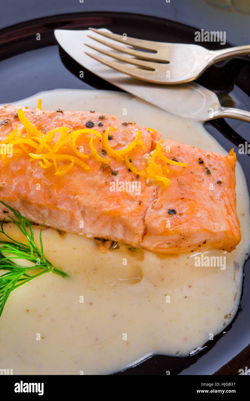 plate, grilled, food, dish, meal, lunch, salmon, vine, grape vine ...