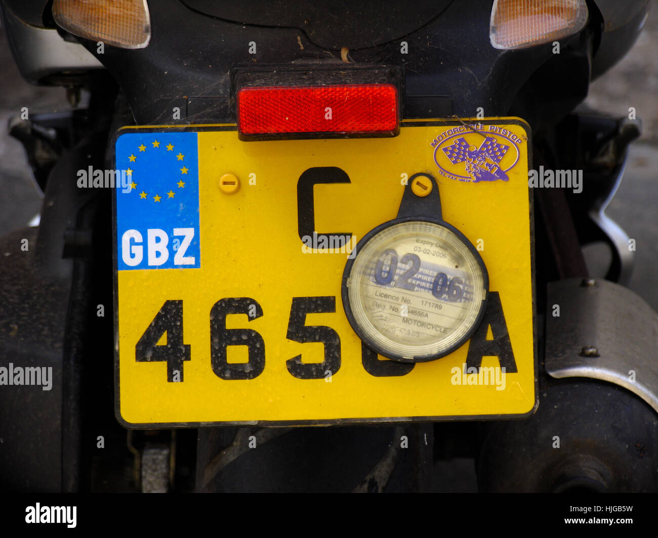 British license plates hi-res stock photography and images - Alamy