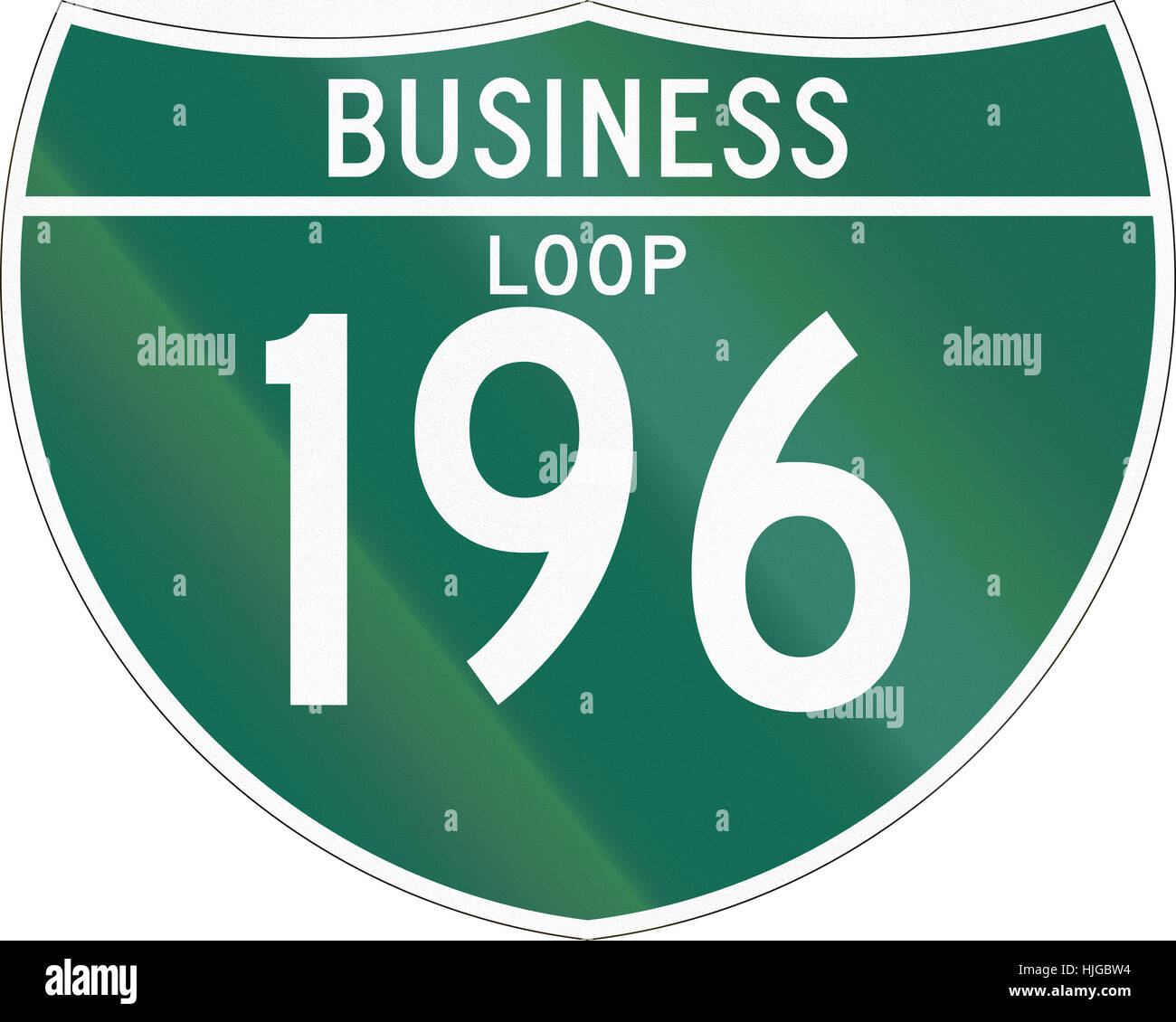 Interstate business loop shield used in the US Stock Photo - Alamy