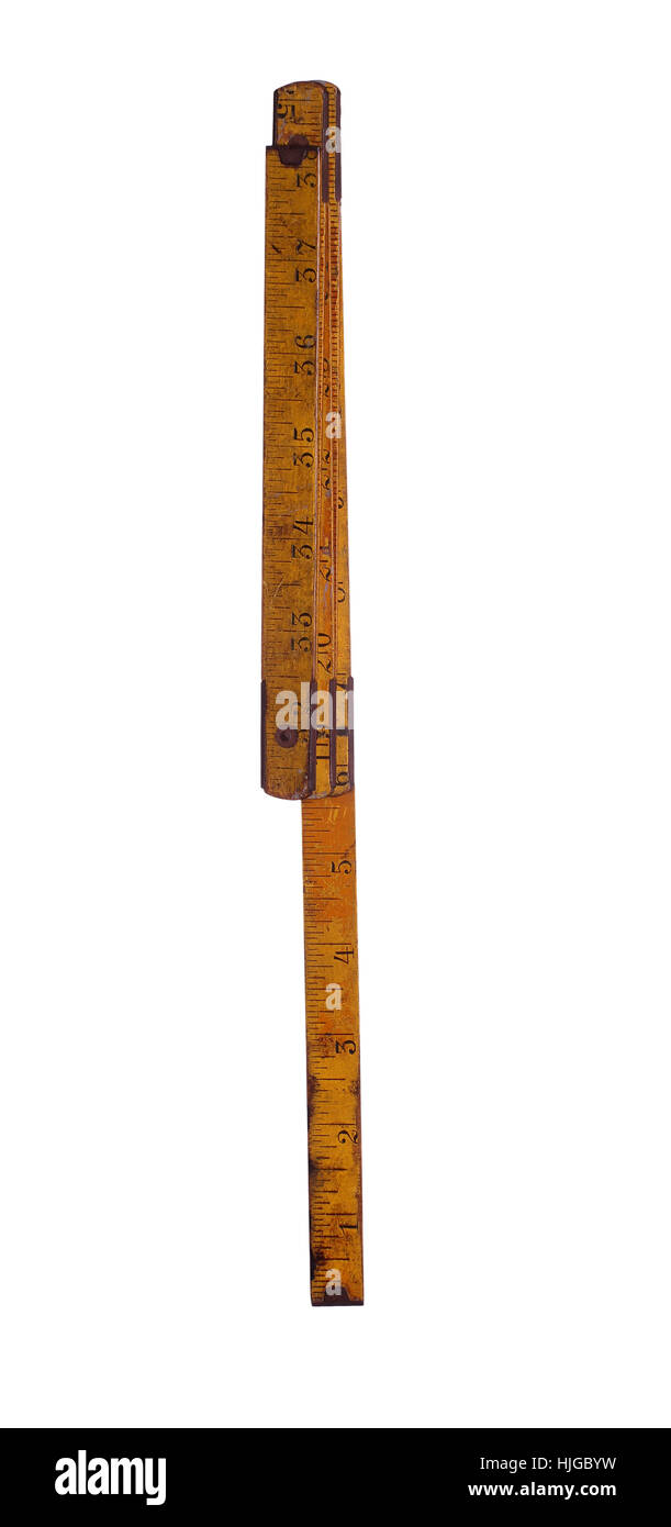 tool, object, single, isolated, wood, antique, ruler, distance ...