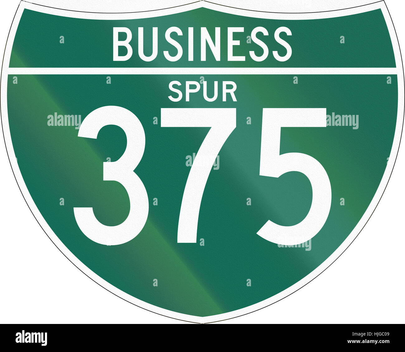 Interstate business spur shield used in the US Stock Photo - Alamy