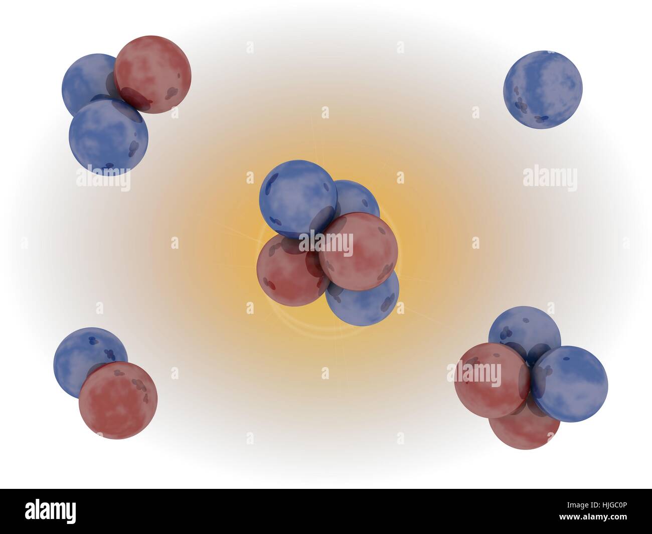 Helium atoms hi-res stock photography and images - Alamy