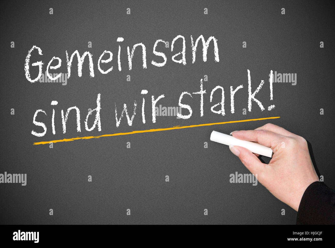 Gemeinsam sind wir stark hi-res stock photography and images - Alamy