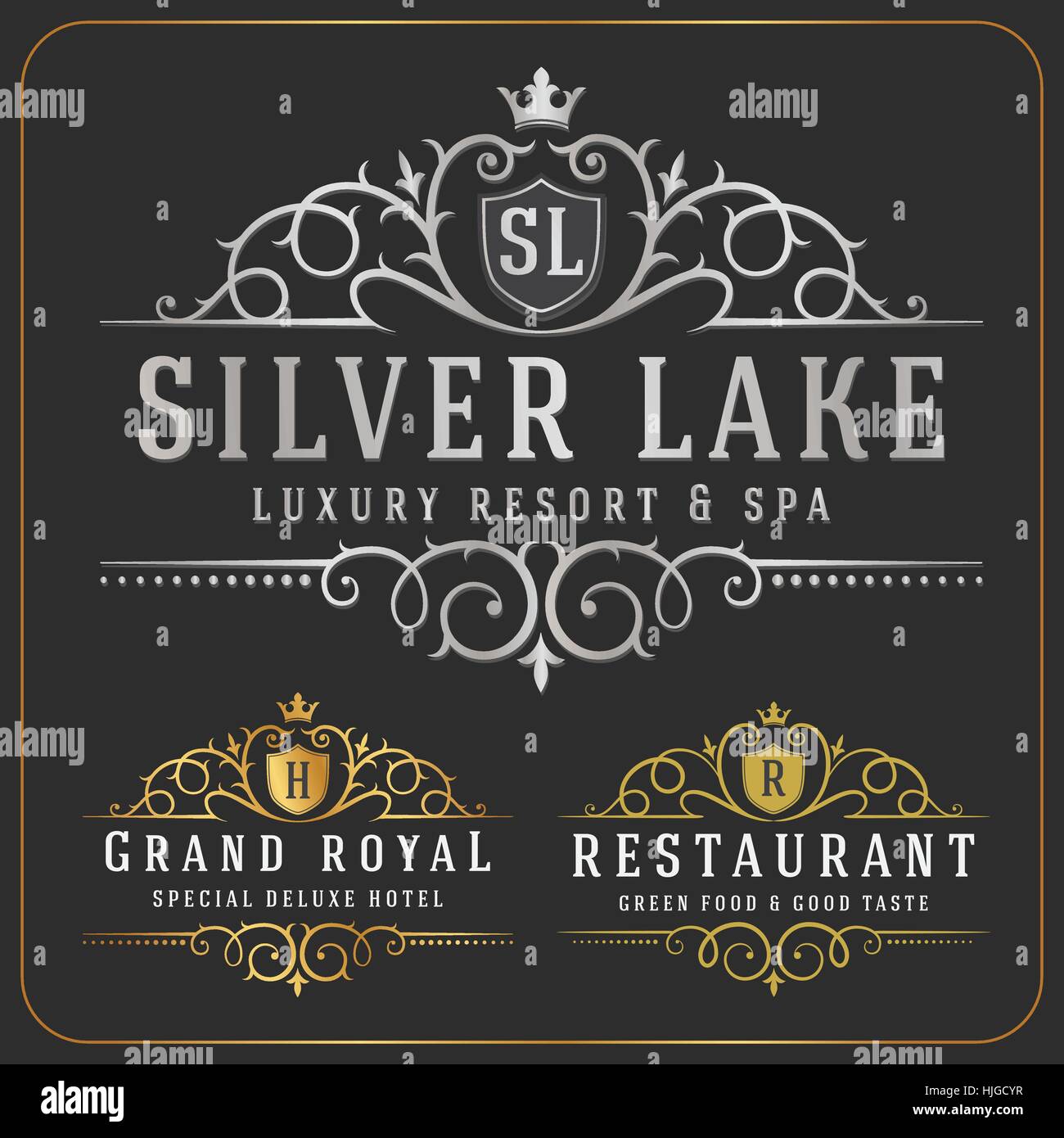 High End Resort Logos