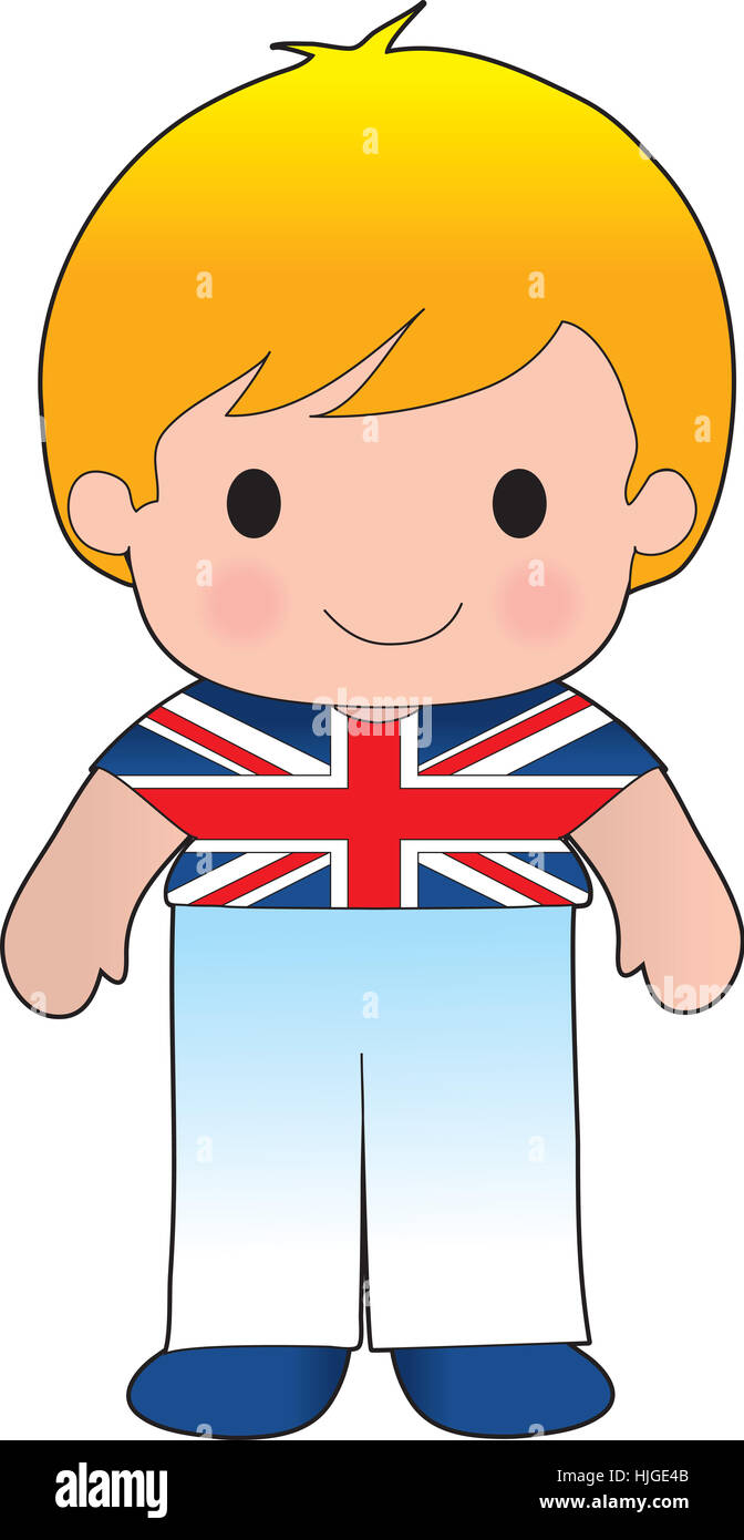 A smiling, well dressed young lad wears clothing representative of ...