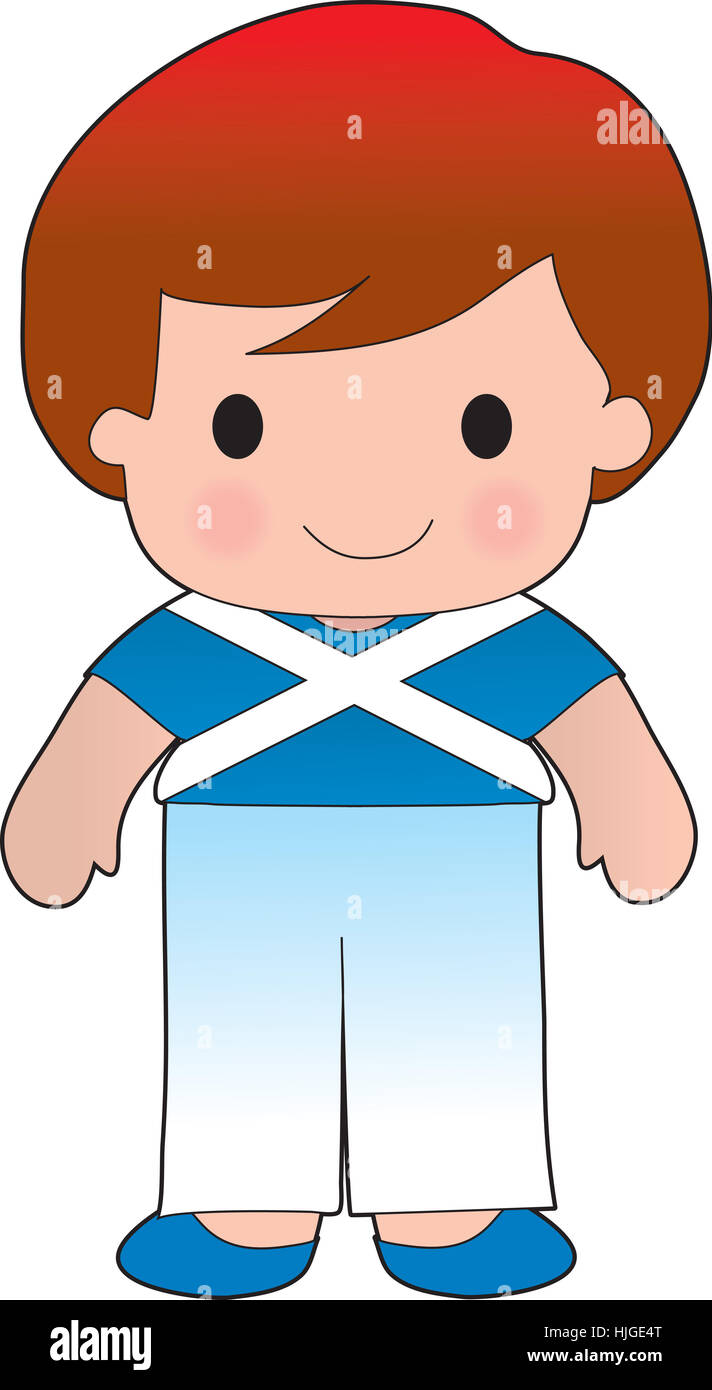 A smiling, well dressed young lad wears clothing representative of ...