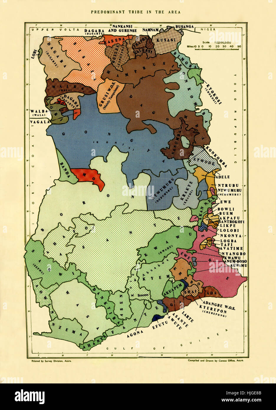 Map of ghana 1966 hi-res stock photography and images - Alamy