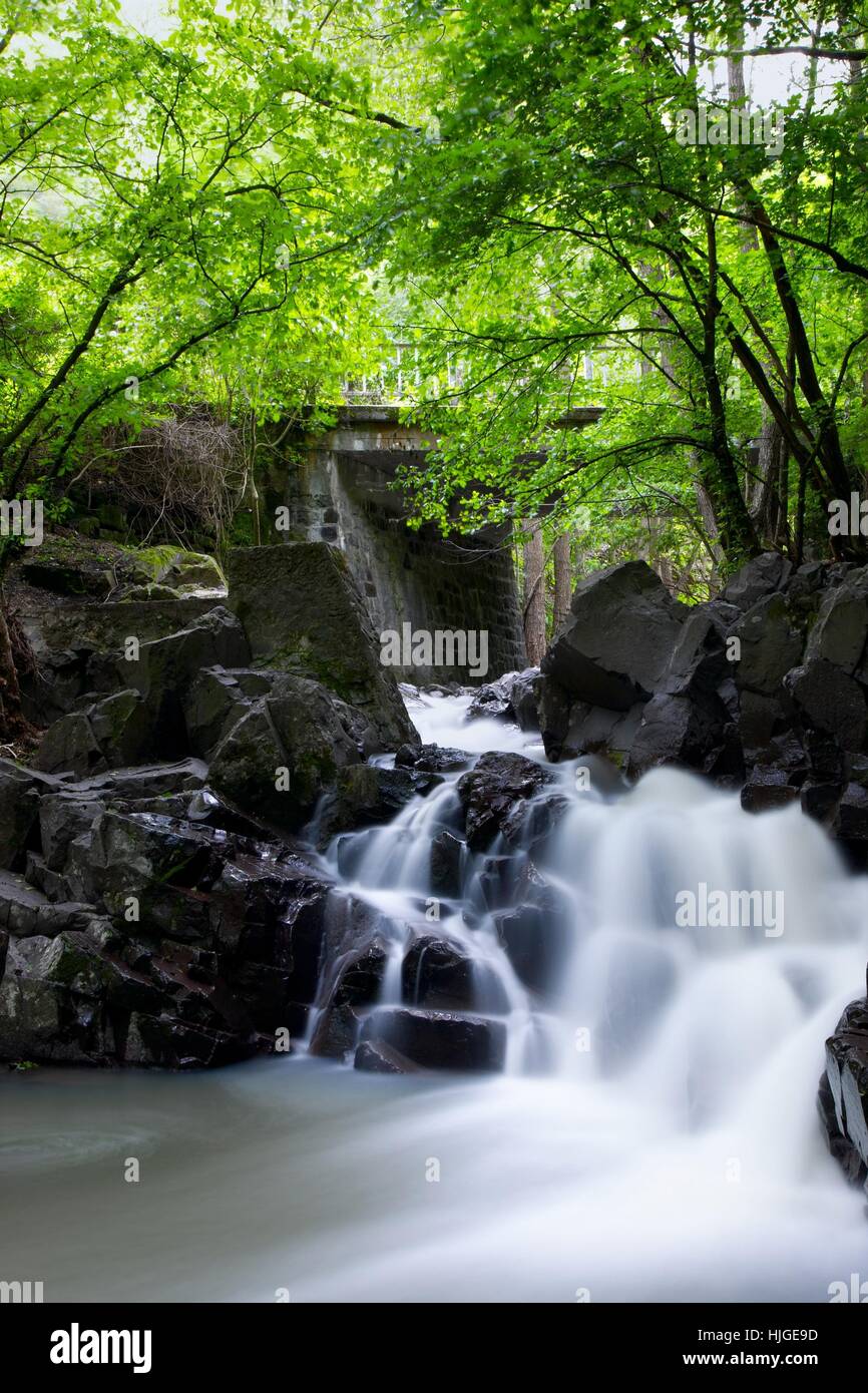 flow, stream, waterfall, smooth, splash, rocks, water, fall, motion ...