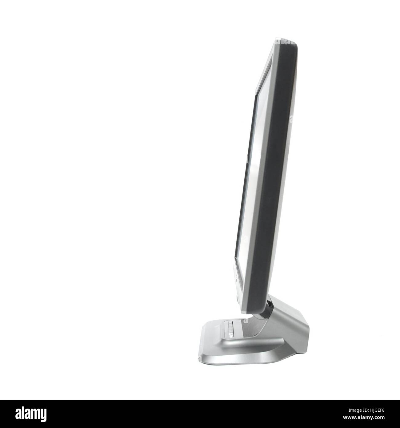 LCD monitor isolated on white background Stock Photo - Alamy