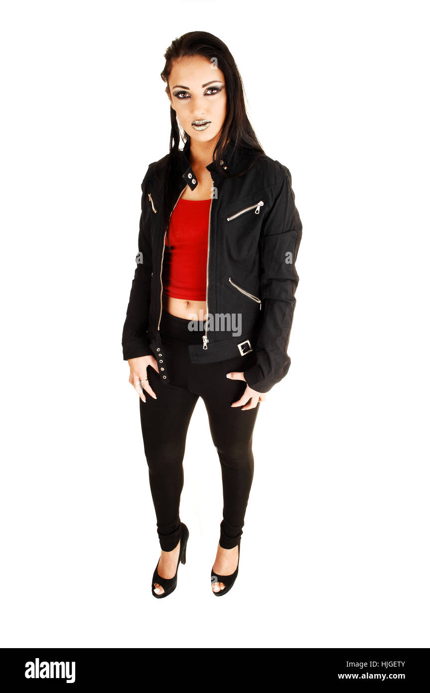 portrait, standing, makeup, tights, pantyhose, woman, legs, humans ...