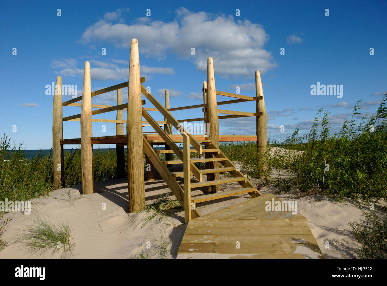 beach, seaside, the beach, seashore, dunes, railing, scaffold ...