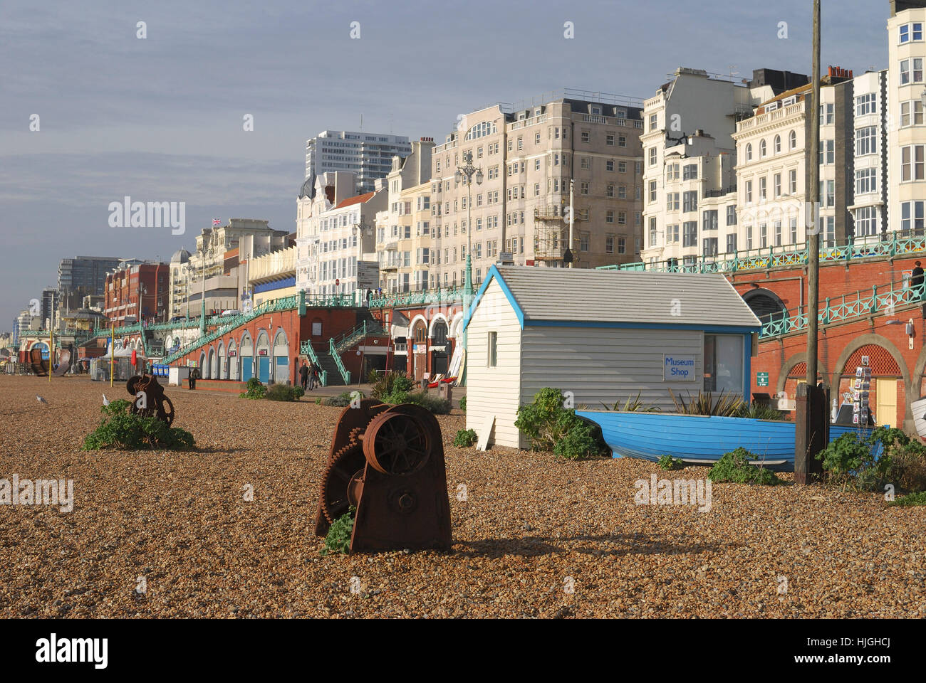 buildings, beach, seaside, the beach, seashore, england, shingle ...