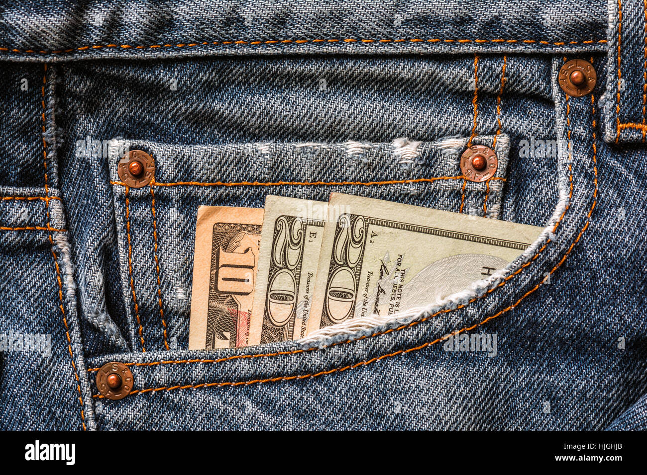 Money in pocket Stock Photo - Alamy